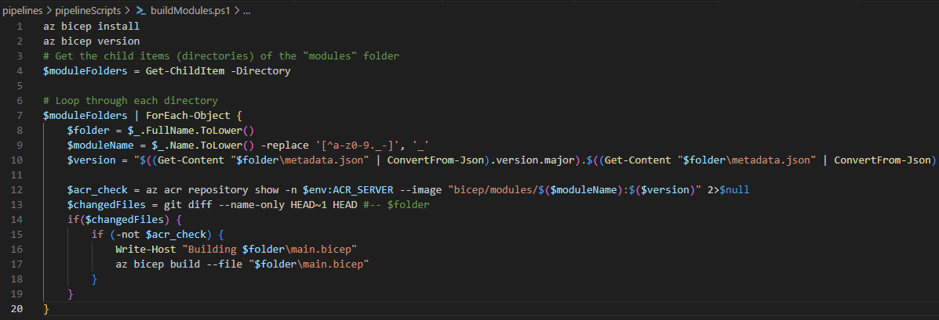 Azure Bicep Modules development using ACR and DevOps