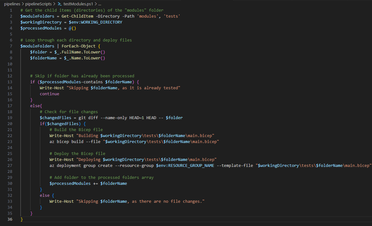 Azure Bicep Modules development using ACR and DevOps