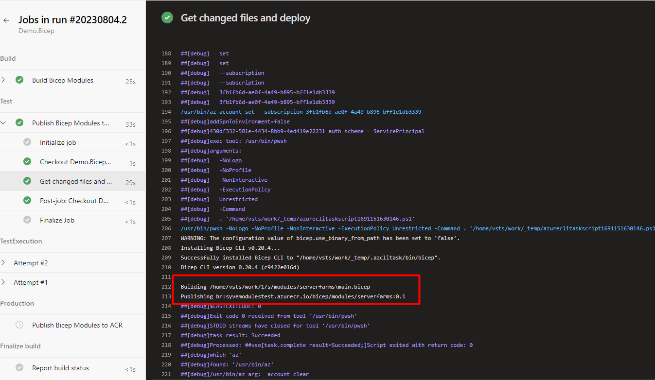 Azure Bicep Modules development using ACR and DevOps