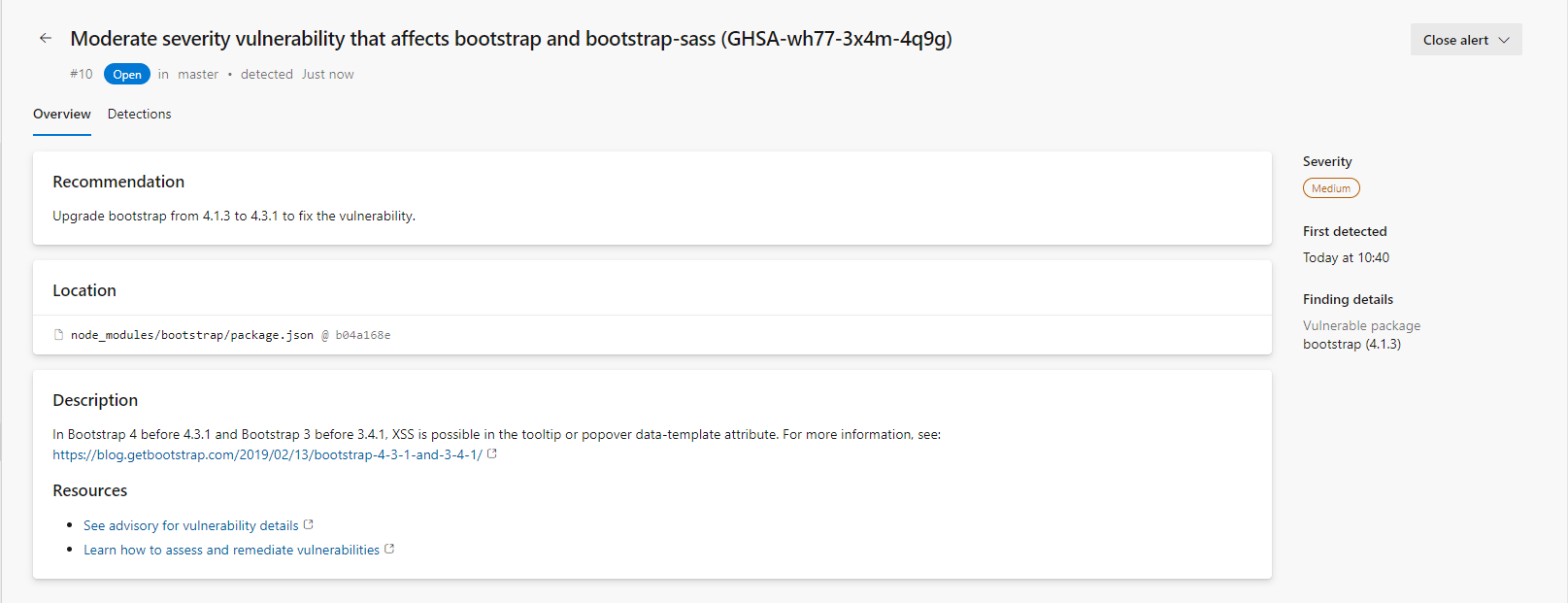 Advanced Security for Azure DevOps